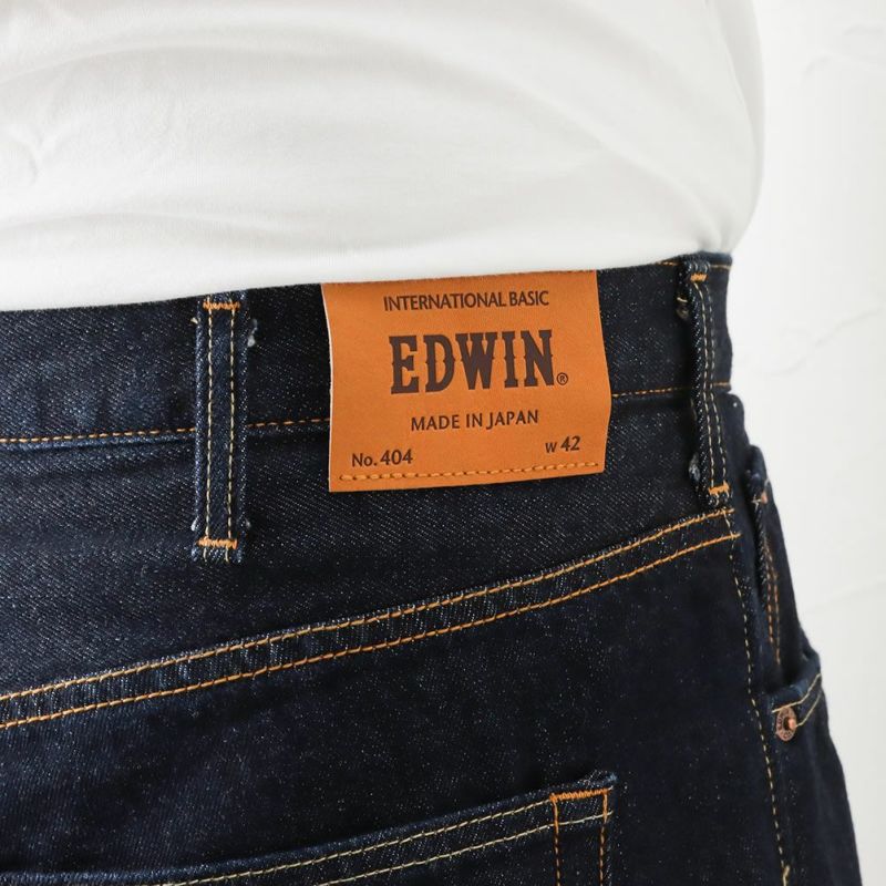 EDWIN インターナショナルベーシック E404 ゆったりストレート メンズ