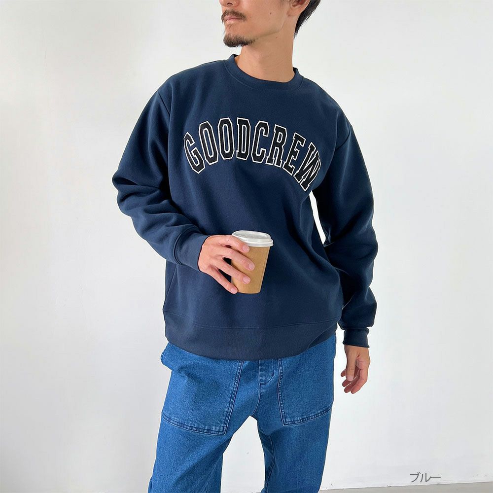GOOD CREW ロゴスウェット メンズ