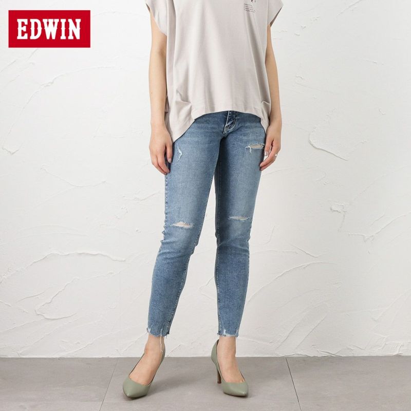 EDWIN essentials スキニーデニムパンツ レディース