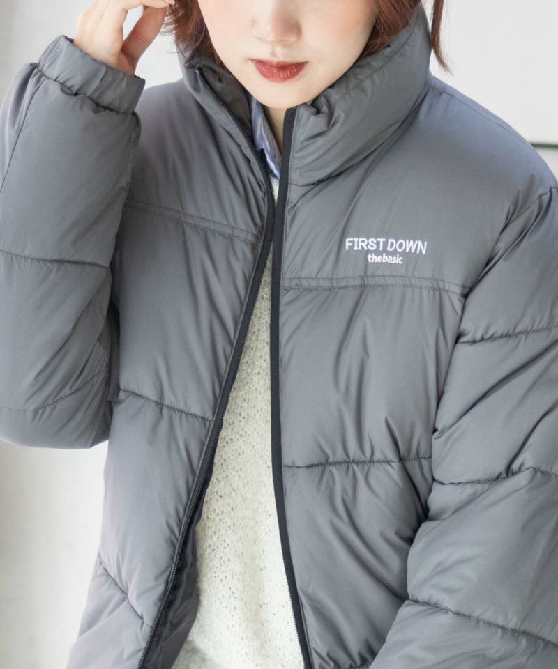 FIRST DOWN the basic マイクロポリ中綿アウター メンズ