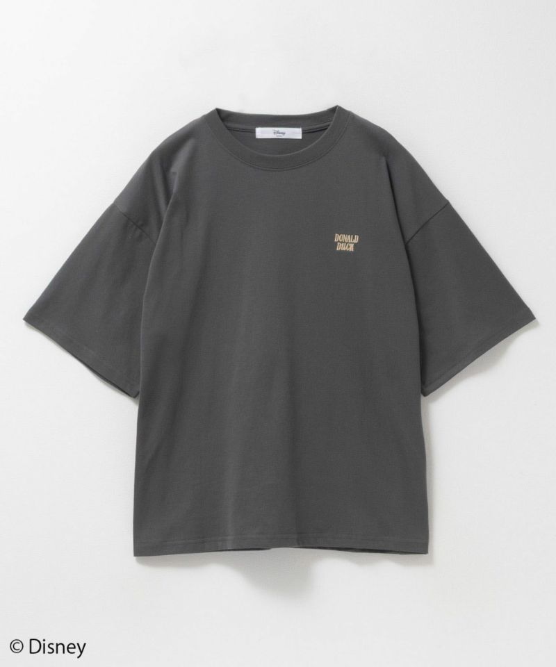 Disney ドナルドダック / プリント刺繍Tシャツ レディース Disney ドナルドダック / プリント刺繍Tシャツ レディース
